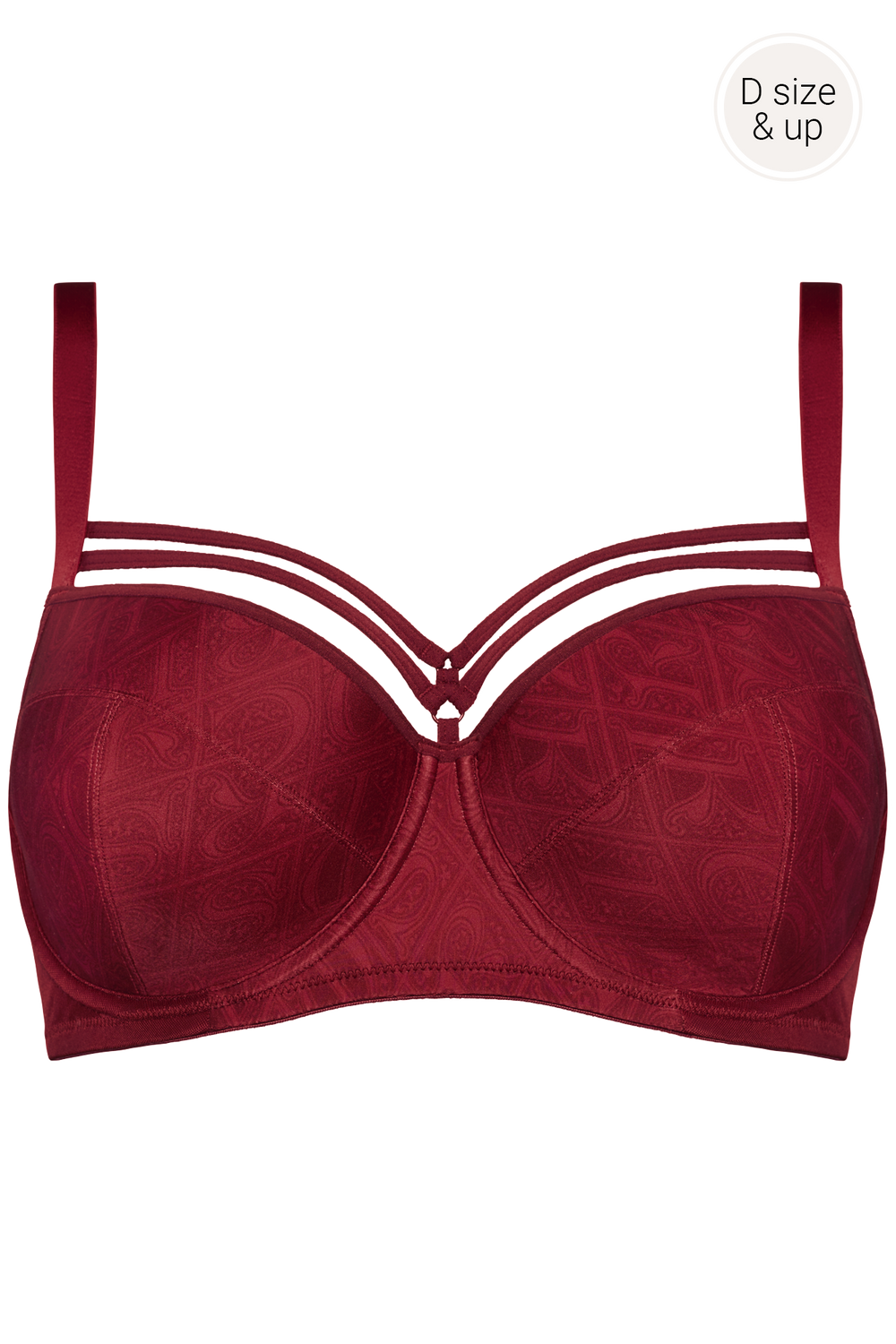 Seduction balconette bh cabernet print | Marlies Dekkers designer lingerie