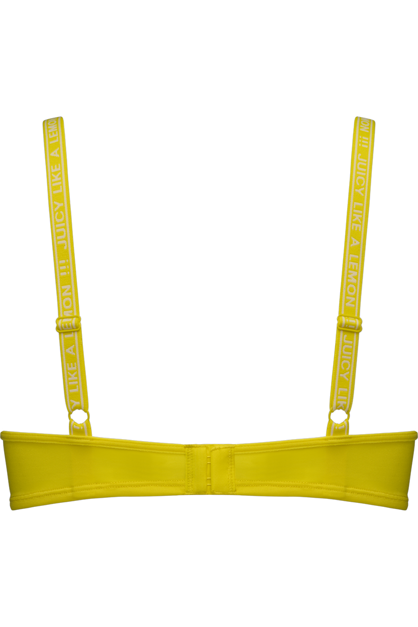 Space Odyssey balcony bra citrus yellow lace | Marlies Dekkers designer ...