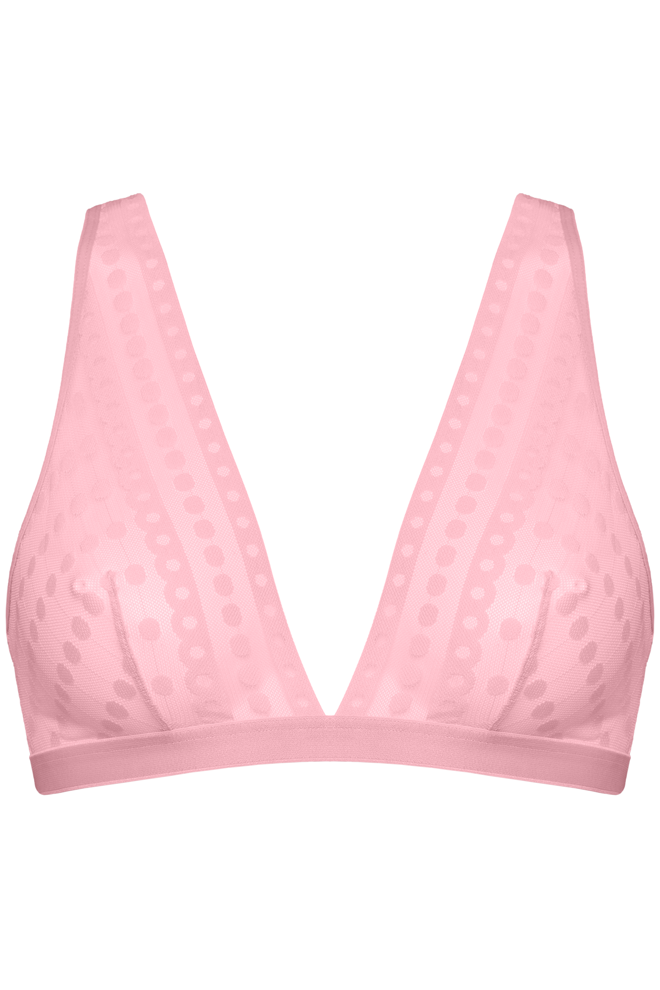 Luminosa bralette in transparent pink | Marlies Dekkers designer lingerie