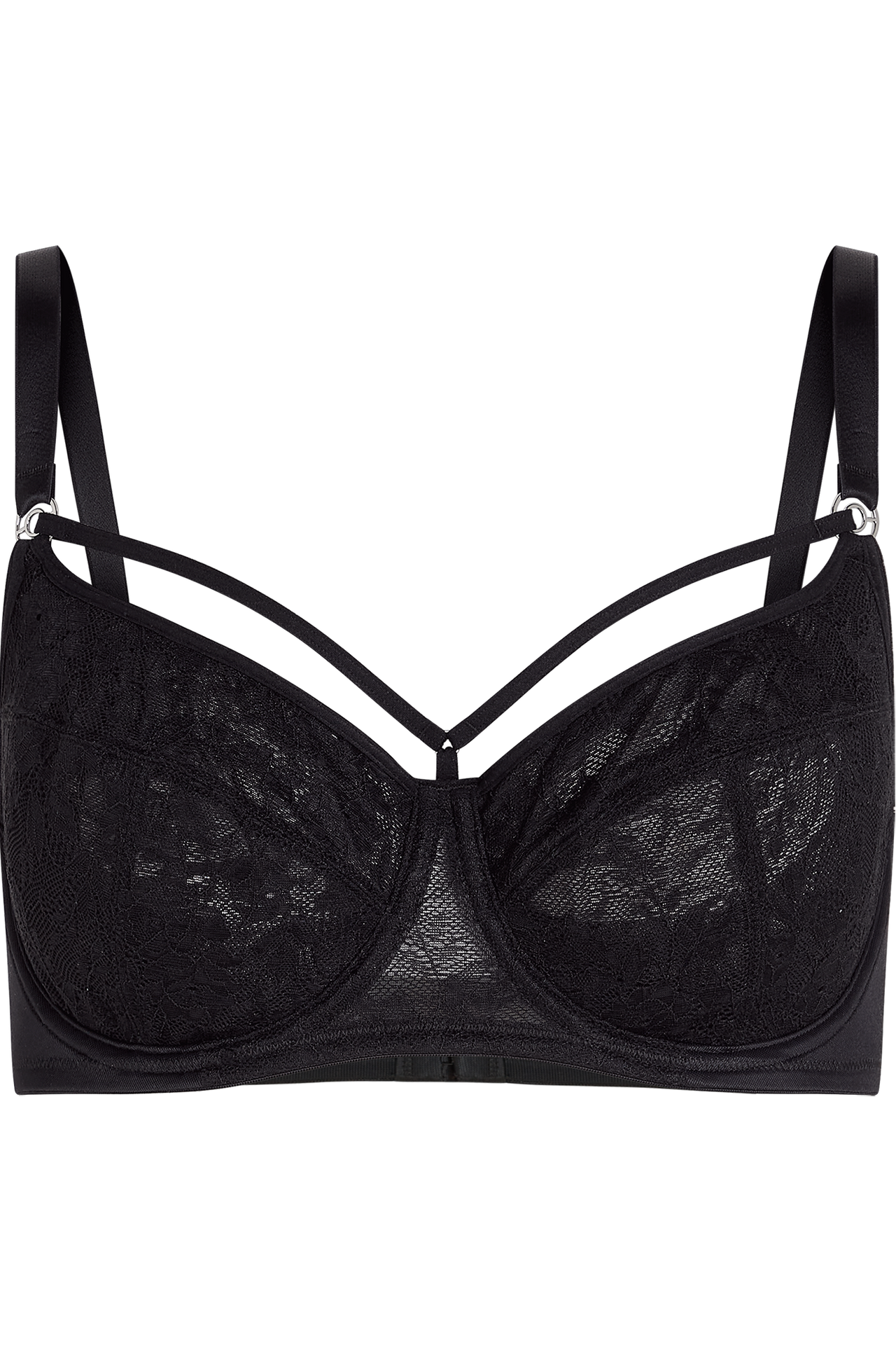 Space Odyssey black lace unpadded balcony bra | Marlies Dekkers ...